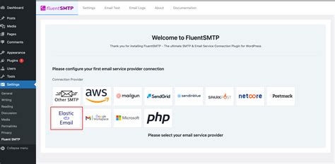 Configure Elastic Email In Fluentsmtp Fluentsmtp