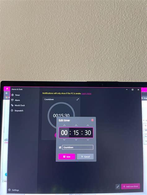 Windows Timer Clock For Home Decor