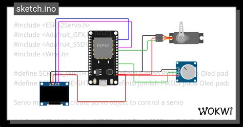 Potentiometer Oled Matplotlib PR 1 Wokwi ESP32 STM32 Arduino Simulator