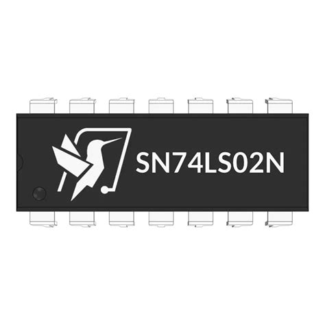74ls02 Compuerta Nor Sn74ls02n Geek Factory