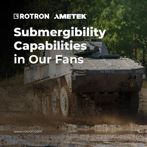 Ametek Rotron Designs Our Fans To Handle The Harsh Conditions Often Found In Defense