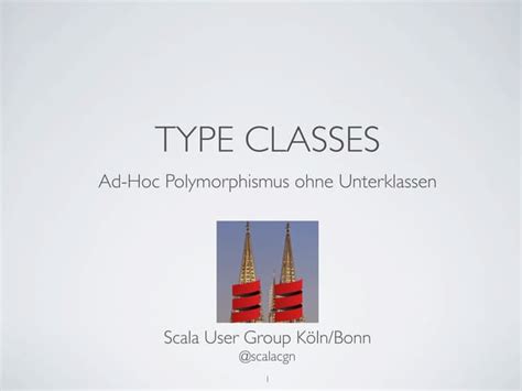 type classes in scala ppt
