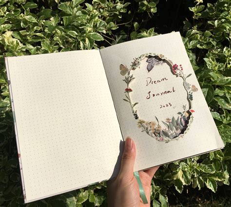 A5 Hardcover Dotted Notebook With 200 Pagesfresh Botanical Y Paperco