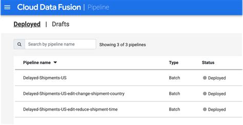 use the edit functionality for easy management of cdf pipelines data