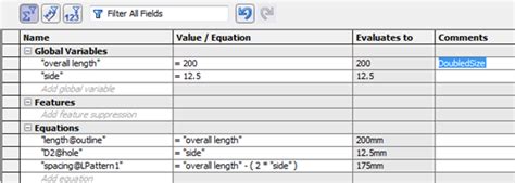 Modifying A Global Variable In The Equations Dialog Box SOLIDWORKS Help