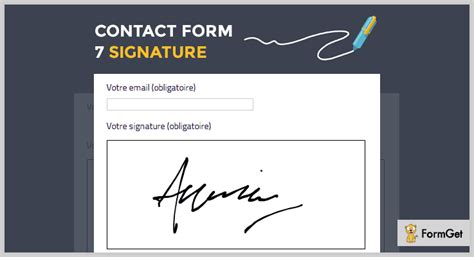 WordPress E Signature Plugins FormGet
