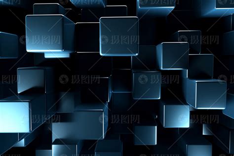 堆起来的立体金属方块图片素材 正版创意图片600214503 摄图网