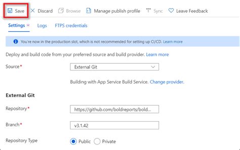 Upgrade Bold Reports Azure App Service To Latest Version
