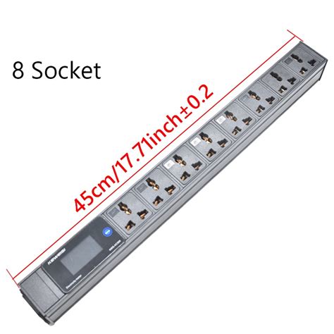 C14 Input Power Distribution Unit Pdu Power Strip Universal Hole 2 13 Positions Without Switch