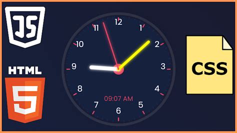 Javascript Real Time Analog Clock C Javaphp Programming Source Code