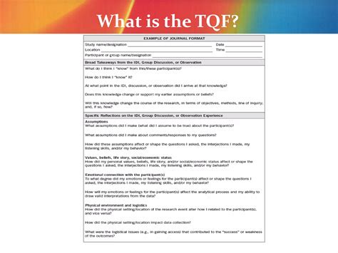 Qualitative Research What Is The Total Quality Framework Pdf Qualitative Research What Is The Total Quality Framework Pdf