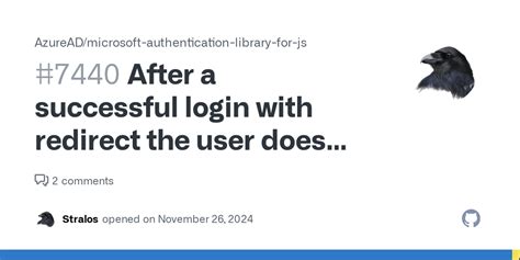 After A Successful Login With Redirect The User Does Not Get Redirected Back To