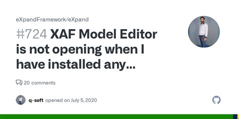 Xaf Model Editor Is Not Opening When I Have Installed Any Expand Module · Issue 724