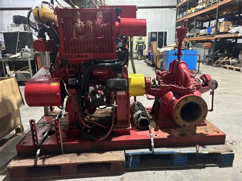 Patterson Ju4h Ufad5g Fire Pump 8″ X 6″ 1500 Gpm Fire Suppression