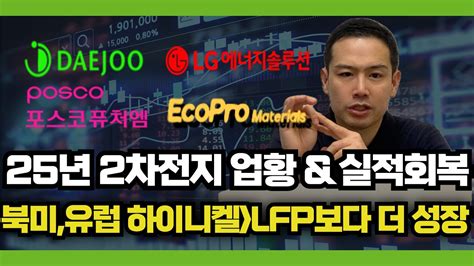 트럼프 2기 2차전지 핵심 대응전략 2025년 2차전지 업황과 실적은 반드시 회복됩니다 자율주행andess는 배터리의 강력한