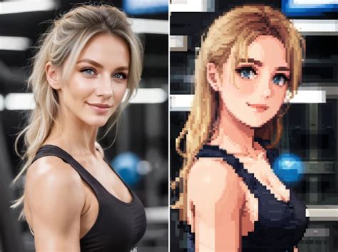 Бесплатное преобразование изображения в пиксельное искусство онлайн