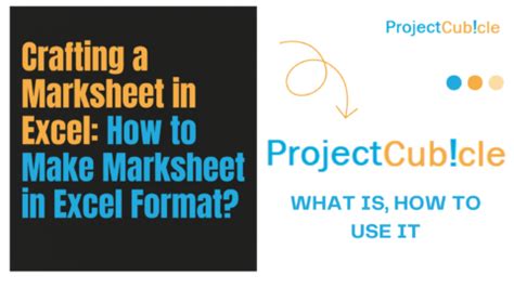 Crafting A Marksheet In Excel How To Make Marksheet In Excel Format