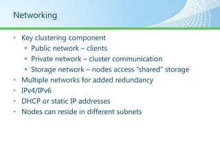 Introduction To Failover Clustering With Sql Server Pdf Operating Systems Computer