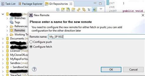 Multiple Remote Git Repositories And Branches In Eclipse
