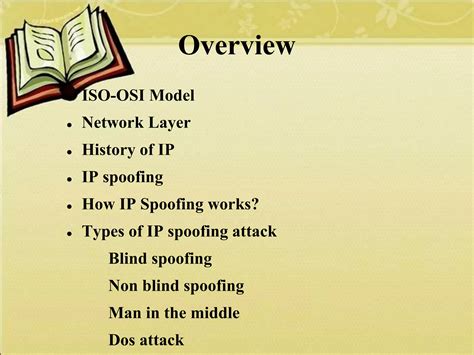 Ip Spoofing Ppt PPTX Computer Networking Computing