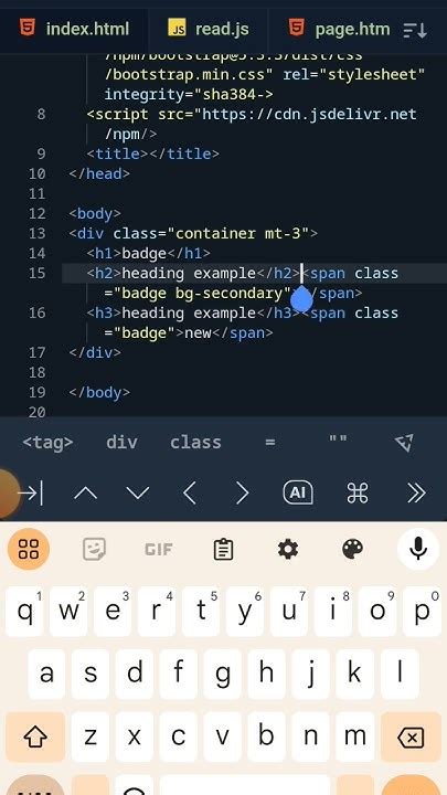 Bootstrap Badgesshorts Bootstrap Badge Divsecondary Webdesign Coding Shortvideo Youtube