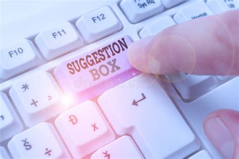 Word Writing Text Suggestion Box Business Concept For Container Which