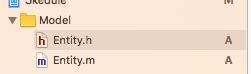 Ios How Can I Properly Move The Generated NSManagedObject Subclasses Into The Project Stack