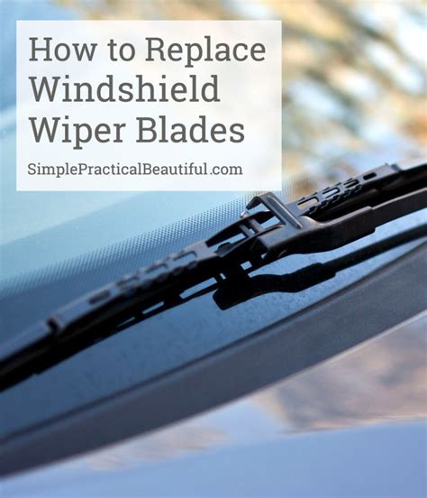 How to replace your windshield wiper blades – Artofit