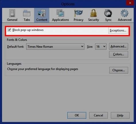How To Enable Pop Ups For Firefox Run Networks