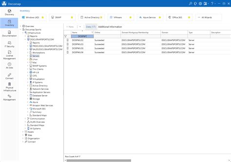 filtering docusnap documentation docusnap docs