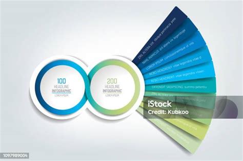 2 원형 3d Infographic 연결 두 개의 레이블입니다 벡터 템플릿입니다 0명에 대한 스톡 벡터 아트 및 기타 이미지 0명 개념 그래프 Istock