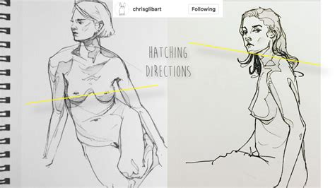 Hatching Tutorial How To Use Parallel Crosshatching And Contour Hatching Exercises Love