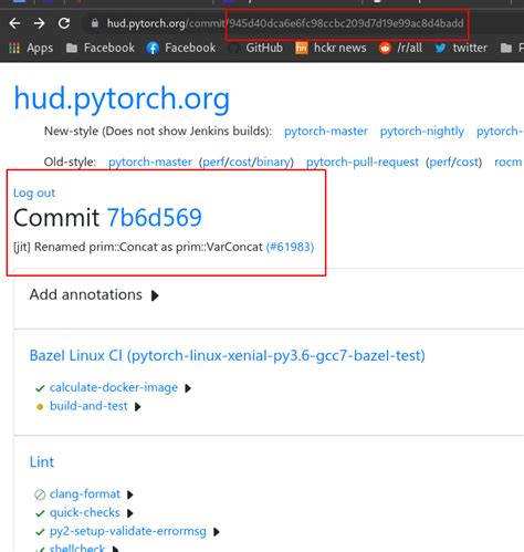 commit ci hud only shows the latest commit · issue 86 · pytorch ci hud
