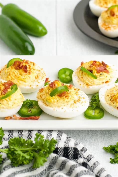 Spicy Deviled Eggs With Bacon Tidymom®