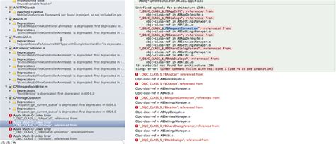 Ios Apple Mach O Linker Error Xcode Stack Overflow