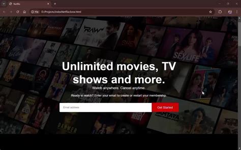 Harsh Raj On Linkedin Webdevelopment Html Css Netflixclone Frontenddevelopment