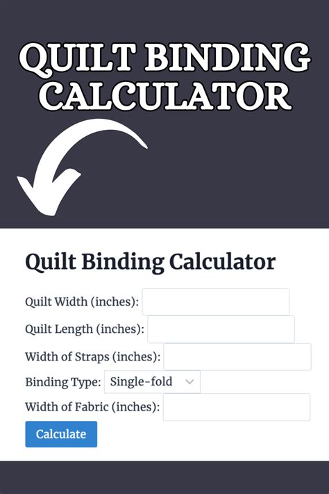 Binding Calculator Artofit