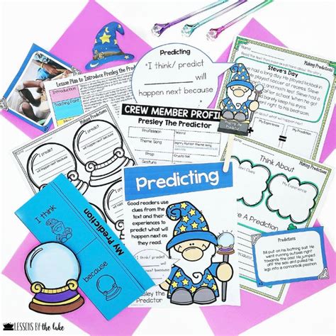 Making Predictions Lesson Activities Comprehension Crew Etsy