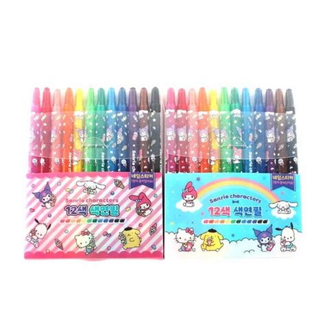 [바보사랑]산리오캐릭터즈 12색 색연필8678 홈플러스 택배배송