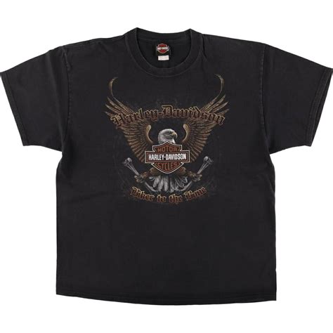 【楽天市場】古着 ハーレーダビッドソン Harley Davidson 鷲柄 イーグル柄 モーターサイクル バイクtシャツ メンズxl相当