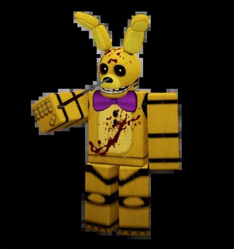 Springtrap Roblox Horror Mansion Wiki Fandom