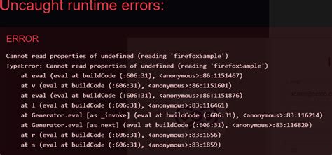 Reactjs Cannot Read Properties Of Undefined Reading Firefoxsample Stack Overflow