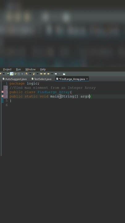 find largest elements of an array using java java coding programming