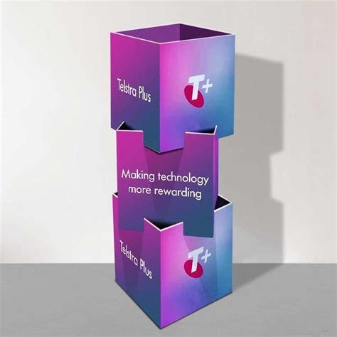 Stackable Corflute Cube Signs Corflute Stackable Cubes Custom