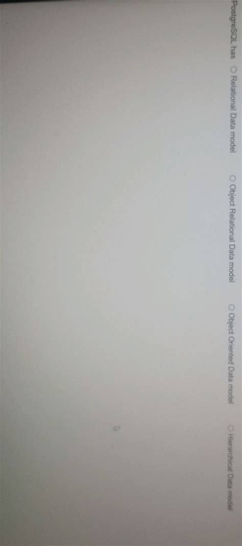 Postgresql Has Relational Data Model Studyx