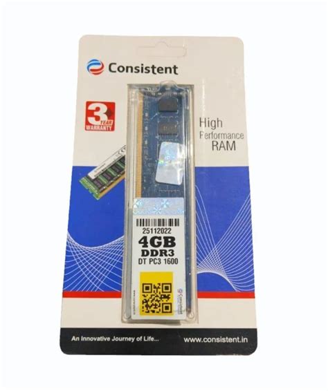 DDR SDRAM Consistent DDR GB RAM Single Channel Hz At Piece In Bhubaneswar