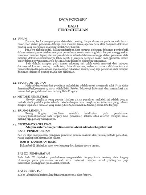 Data Forgery Pdf