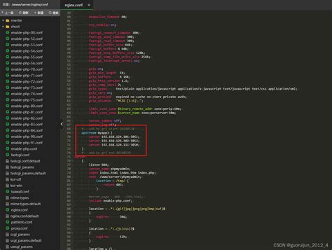 宝塔 nginx 配置负载均衡 upstream