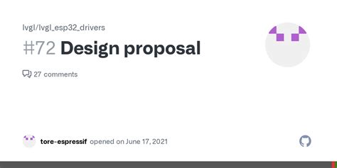 Design Proposal Issue Lvgl Lvgl Esp Drivers GitHub