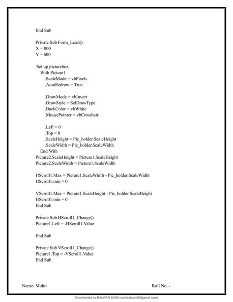 Visual Basic Pratical File Msc Computer Sciencepdf